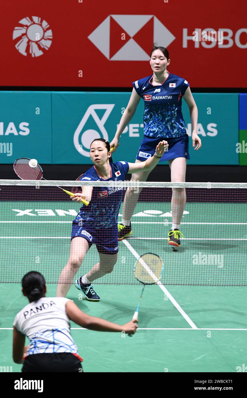 Axiata Arena, Kuala Lumpur, Malaysia. 9th Jan, 2024. Wakana Nagahara (JPN), Mayu Matsumoto (JPN ...