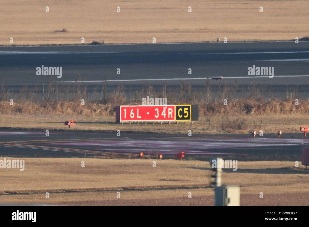 C5 stop position on Runway C at Haneda Airport where the Japan Coast ...
