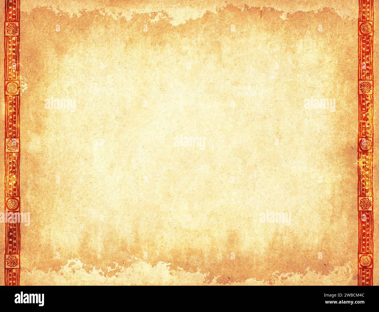 Horizontal or vertical grunge background with border with ethnicity ...