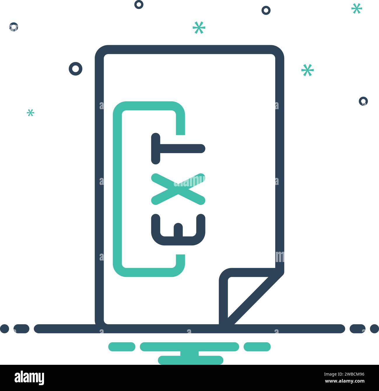 Icon for ext,file Stock Vector Image & Art - Alamy