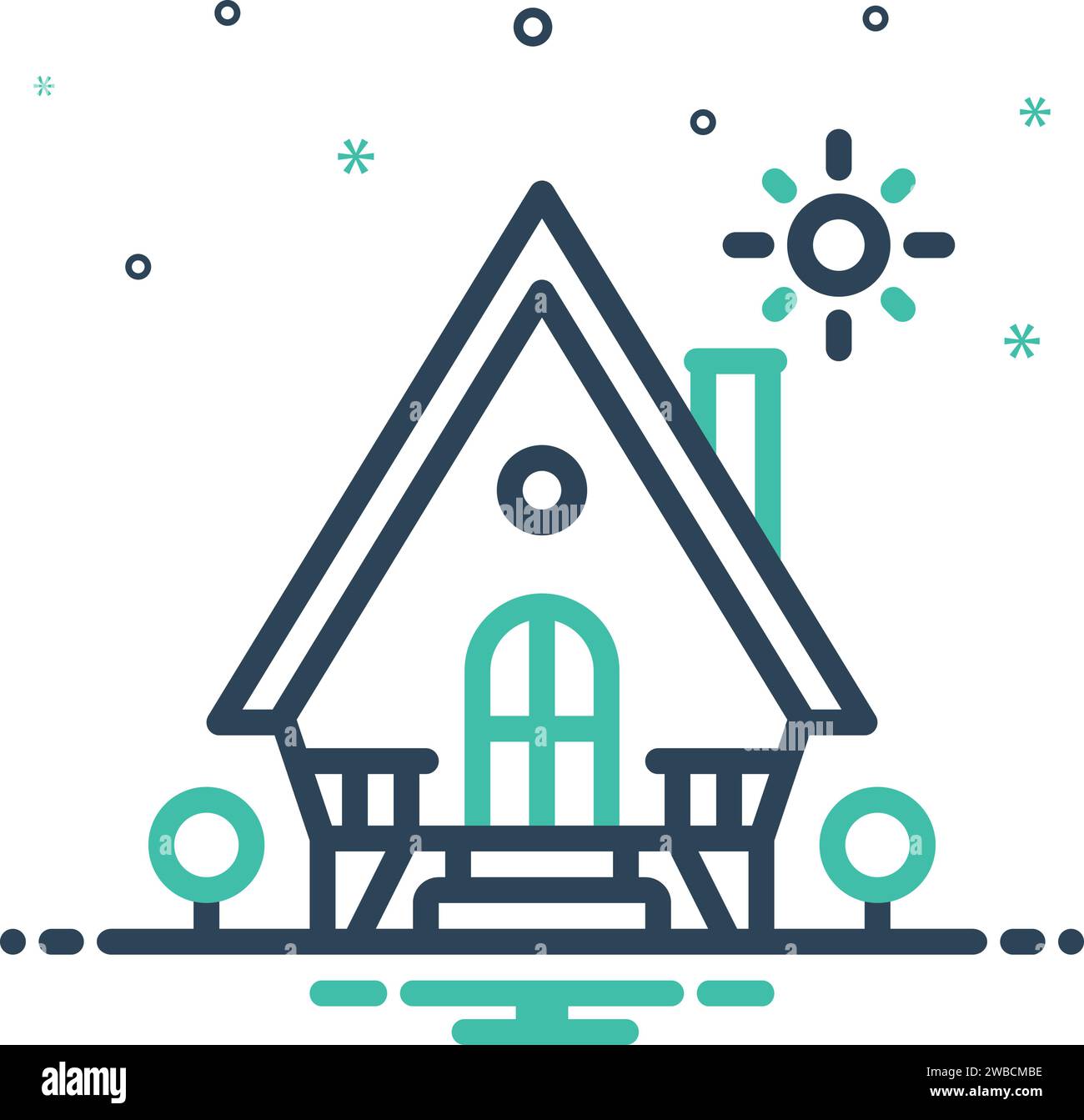 Icon for cabin,humpy Stock Vector Image & Art - Alamy