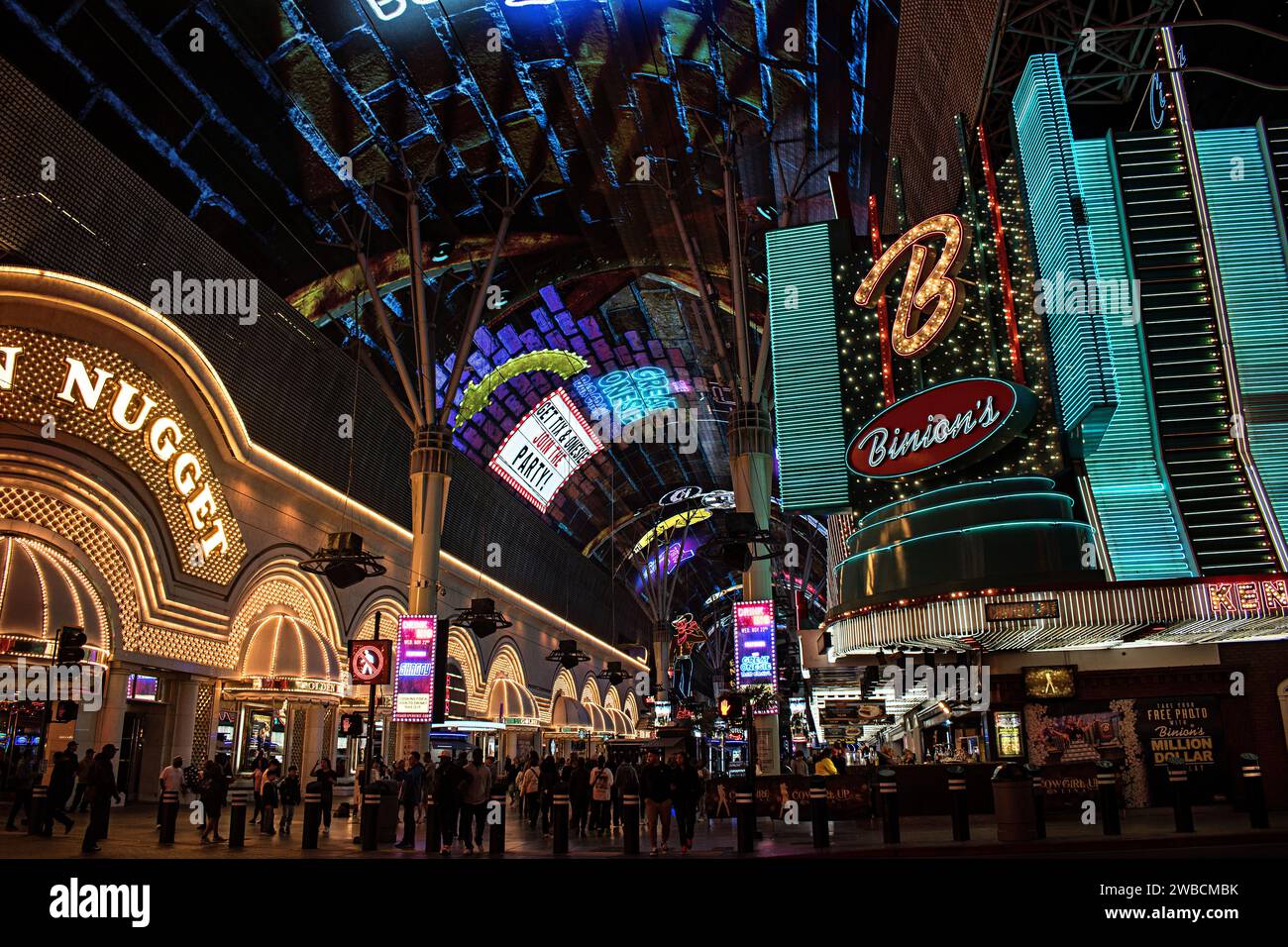 Fremont Street Experience. Downtown Las Vegas, Nevada Stock Photo - Alamy