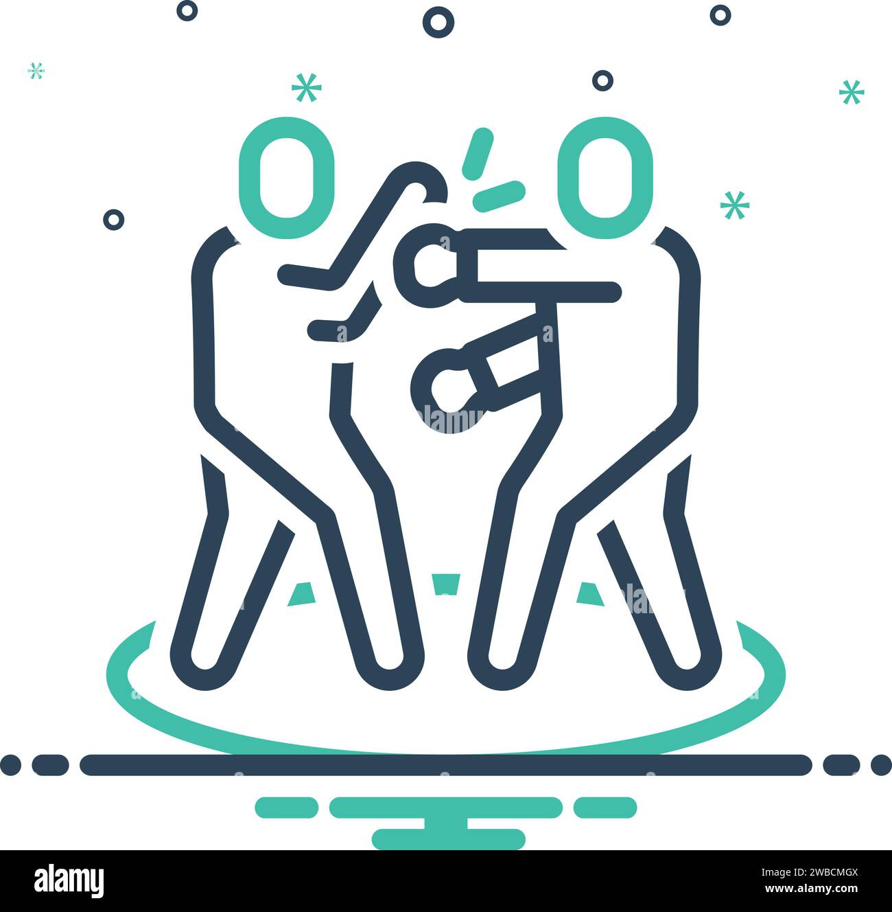 Self defence vector vectors hi-res stock photography and images - Alamy