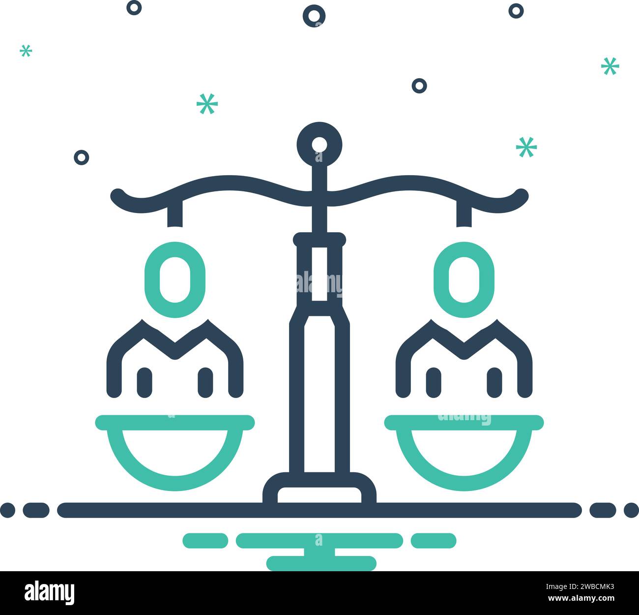 Icon for fair,impartial Stock Vector Image & Art - Alamy