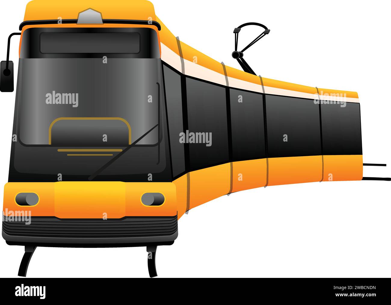 City street tram car icon cartoon vector. Urban route. Traveler vehicle ...