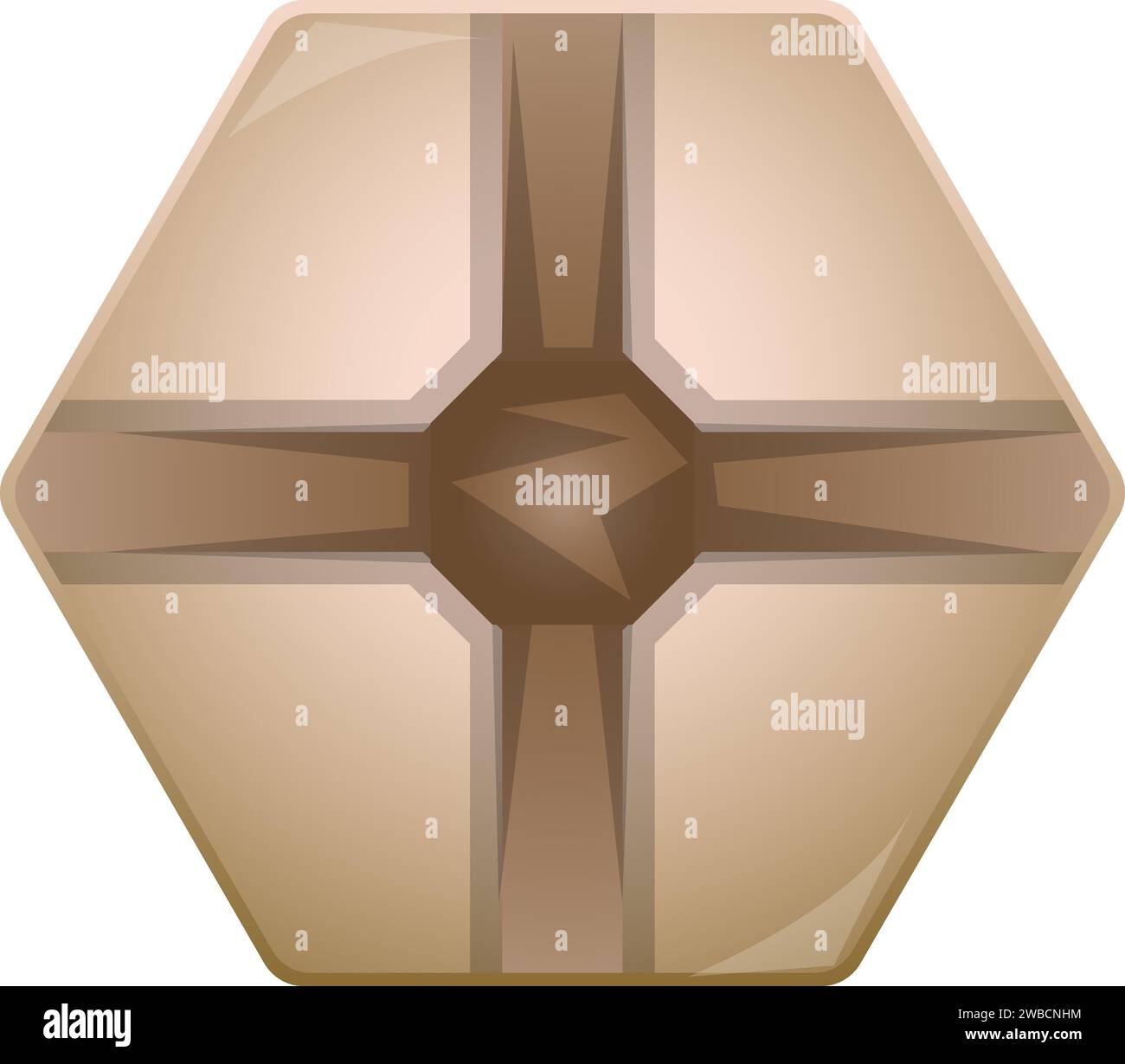 Cross screwbolt icon cartoon vector. Rivet nut tool. Lock pin ...