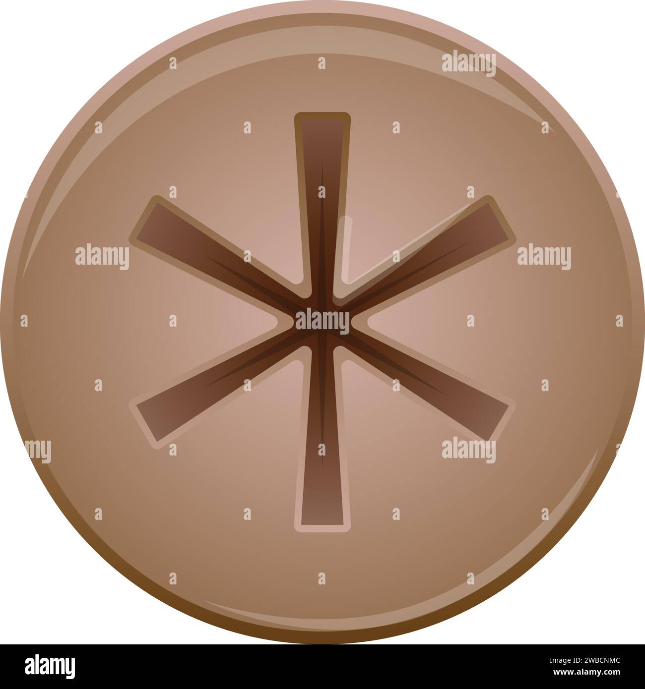 Rusty drill bolt icon cartoon vector. Screwbolt fastener lock. Stopper ...