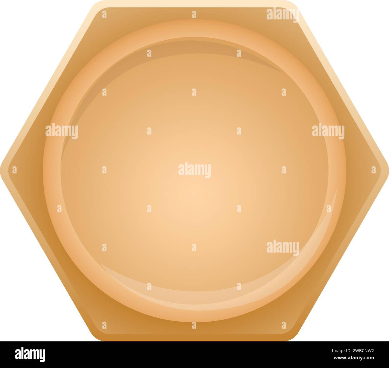 Bolt cap icon cartoon vector. Metallic tools. Top device plug Stock ...
