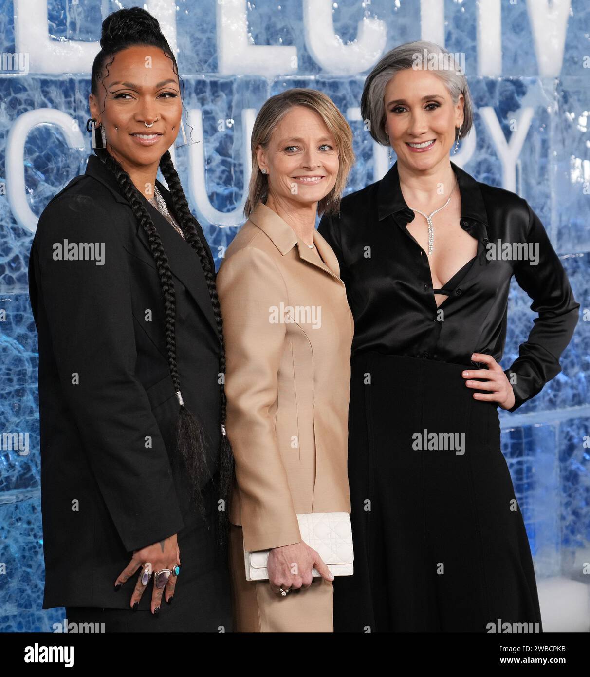 Los Angeles, USA. 09th Nov, 2024. (L-R) Kali Reis, Jodie Foster and ...
