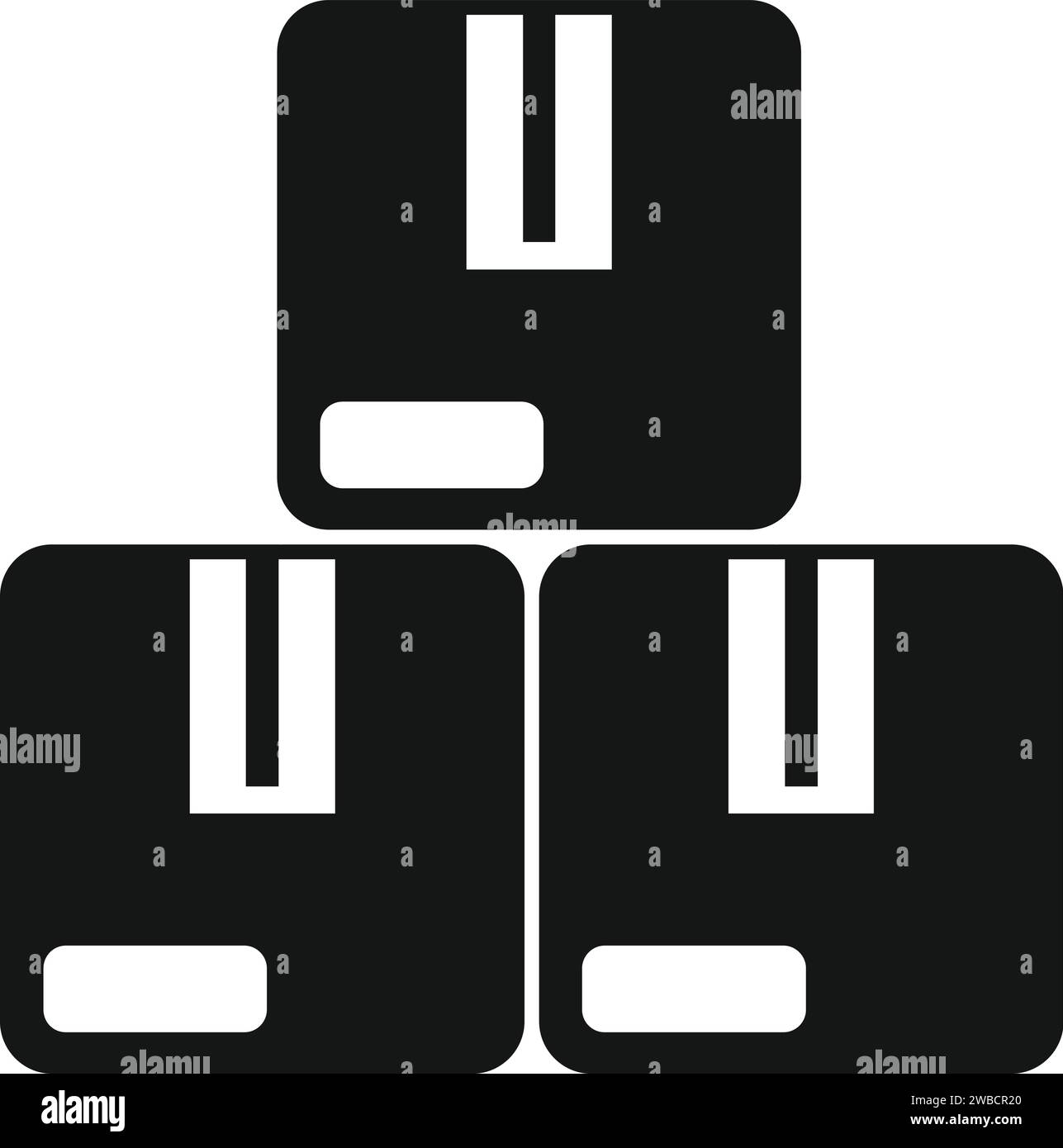 Stock warehouse parcel icon simple vector. Customer direct. Service ...