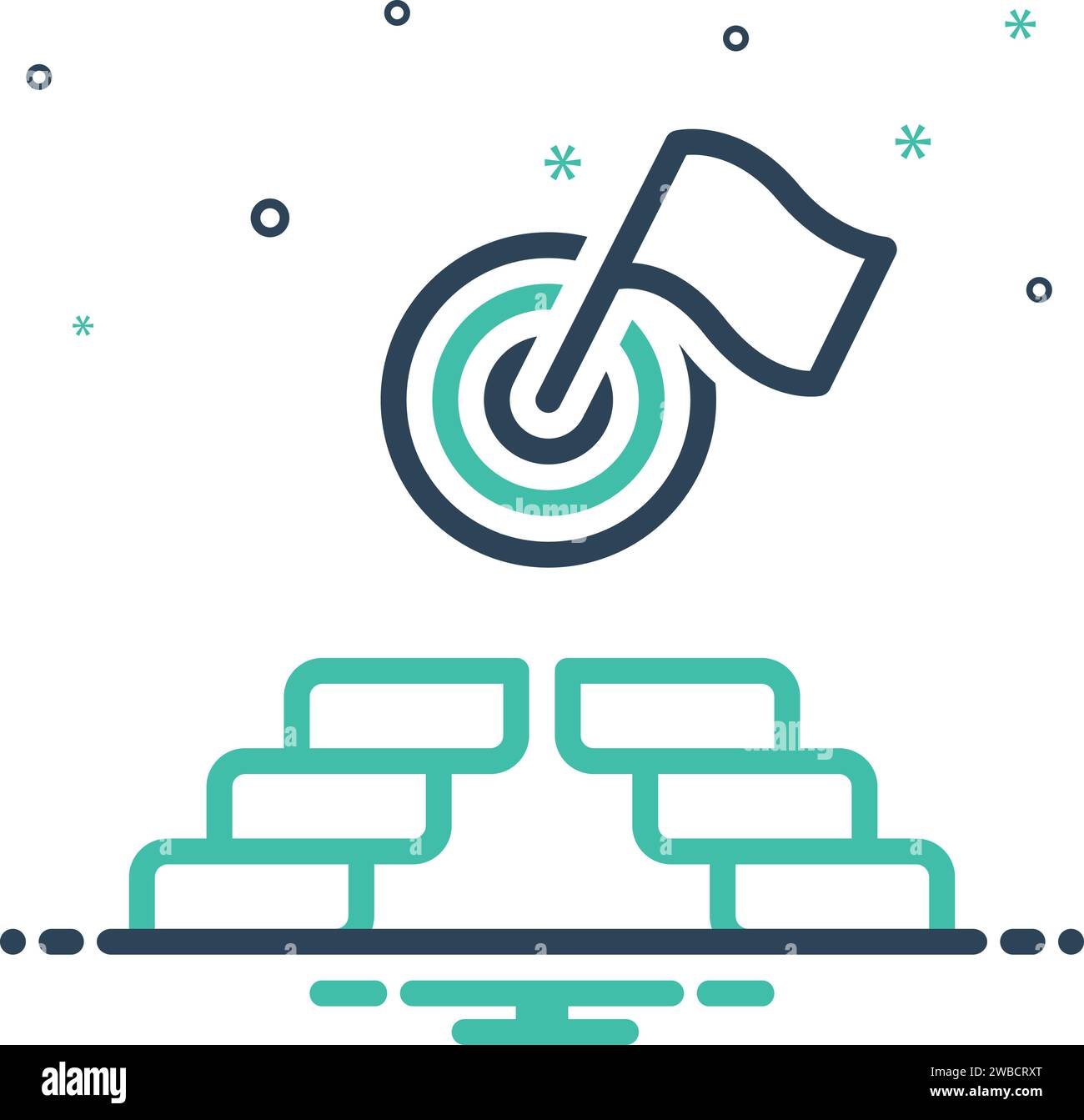 Icon for goal,staircase Stock Vector Image & Art - Alamy