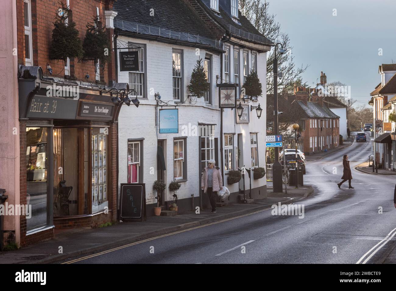 Ingatestone High Street Stock Photo - Alamy