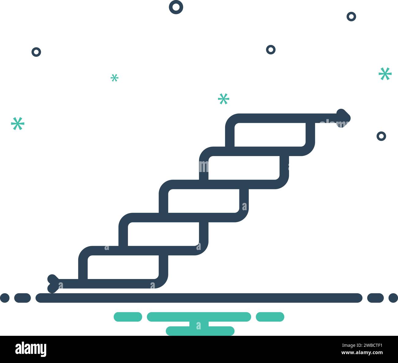 Icon for steps,climb staircase success Stock Vector Image & Art - Alamy
