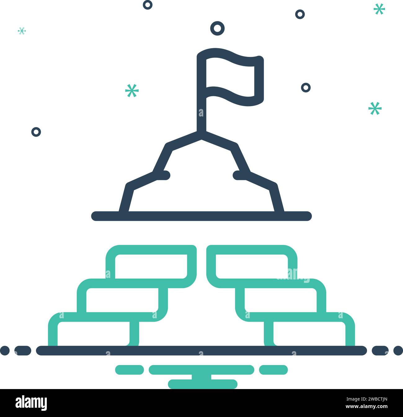 Icon for achieve,mountain Stock Vector Image & Art - Alamy