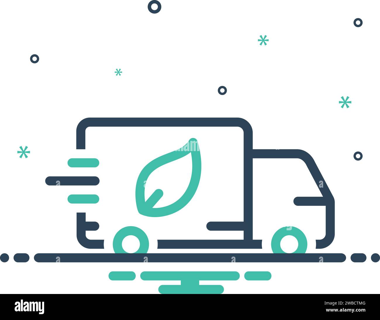 Icon for green logistics,delivery Stock Vector Image & Art - Alamy