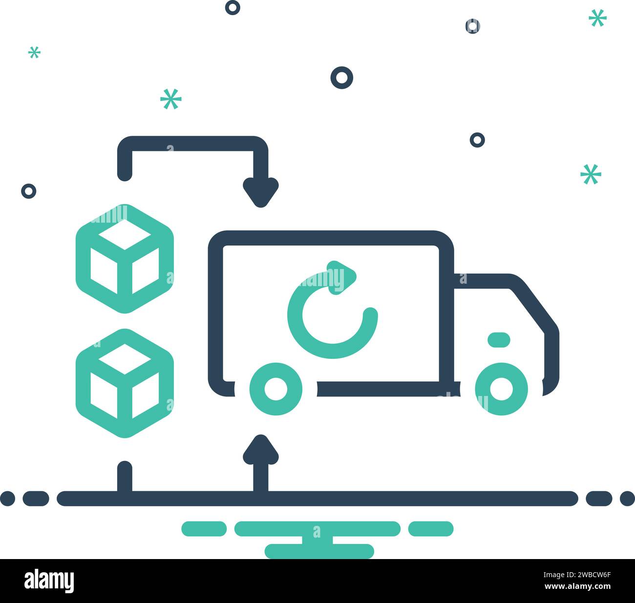 Icon for reverse logistics,reverse Stock Vector Image & Art - Alamy