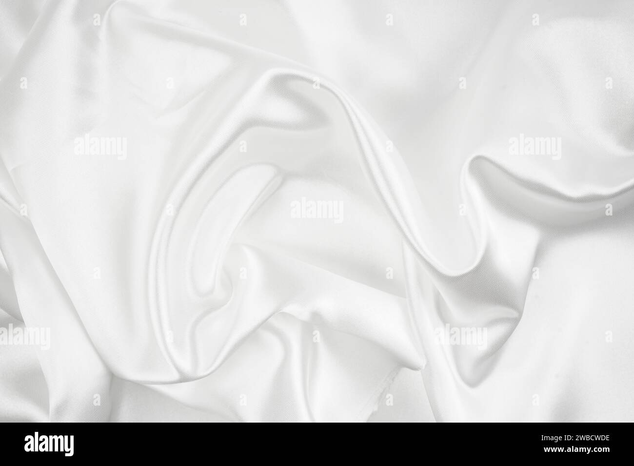 Silver satin cloth background textured Stock Photo - Alamy