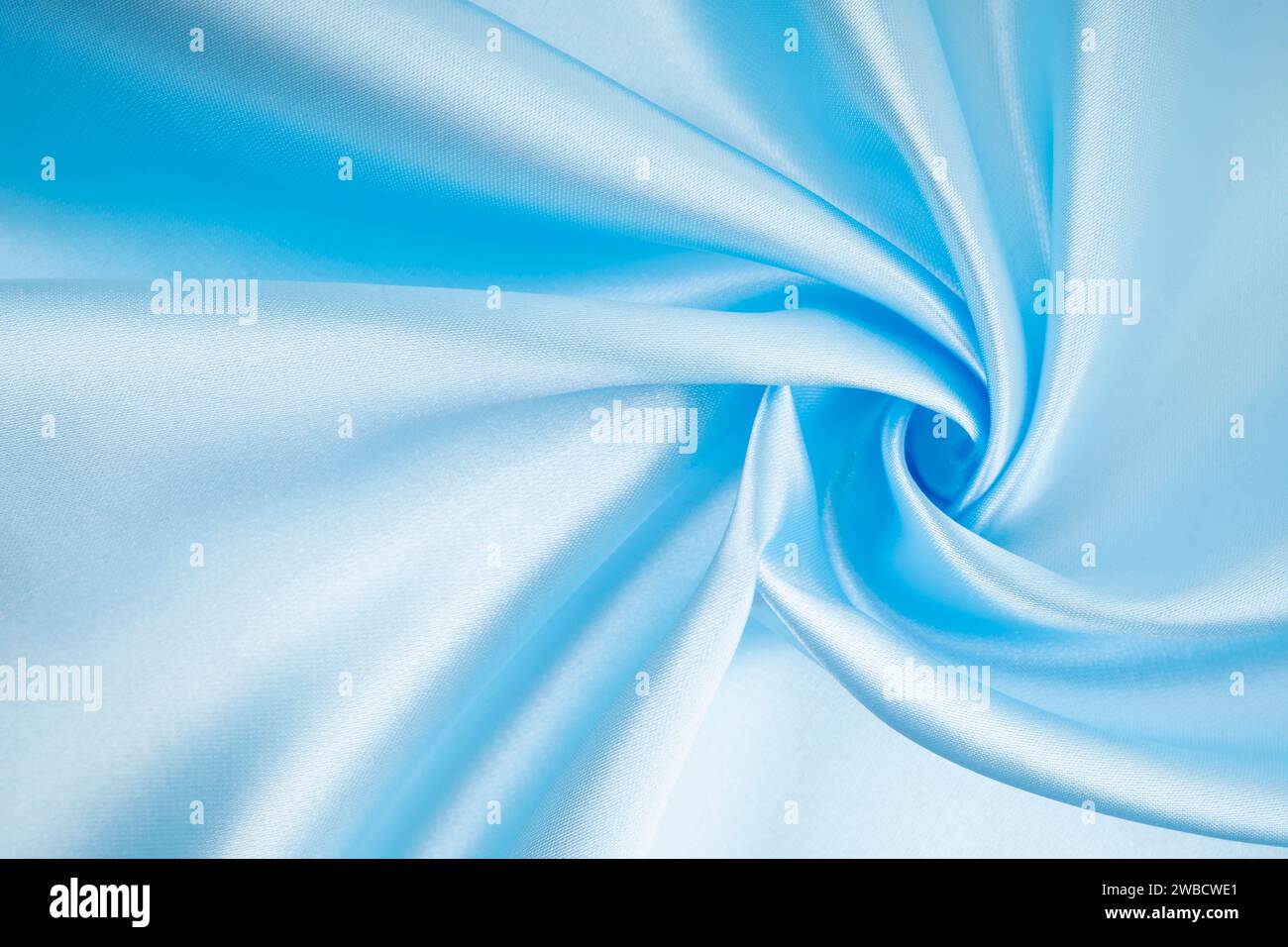 Close-up shot of luxury light blue satin background Stock Photo - Alamy