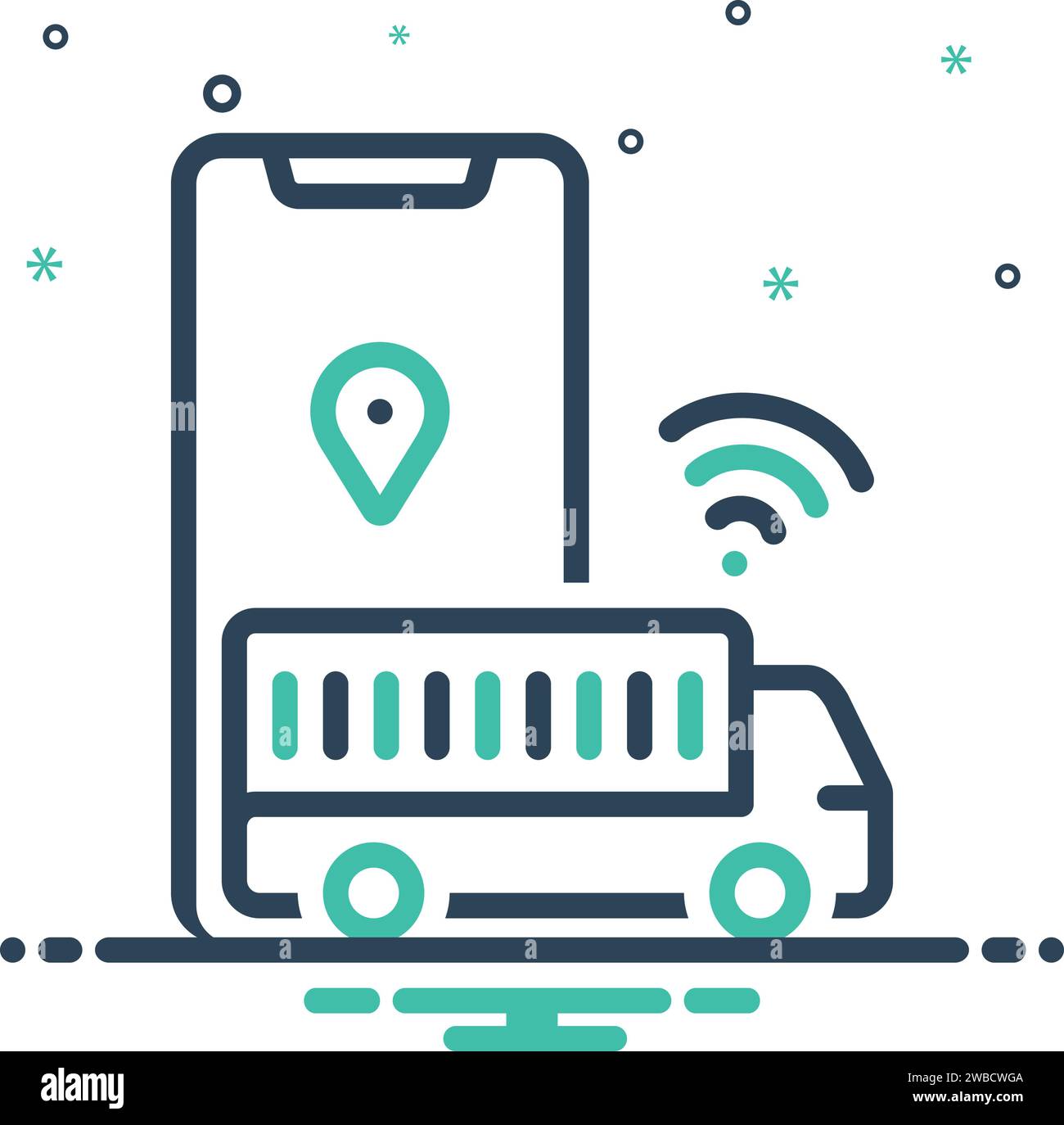 Icon for smart logistics,logistics Stock Vector Image & Art - Alamy