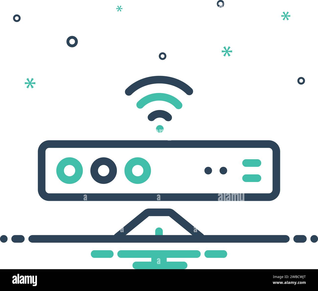 Connecting to wifi Stock Vector Images - Alamy