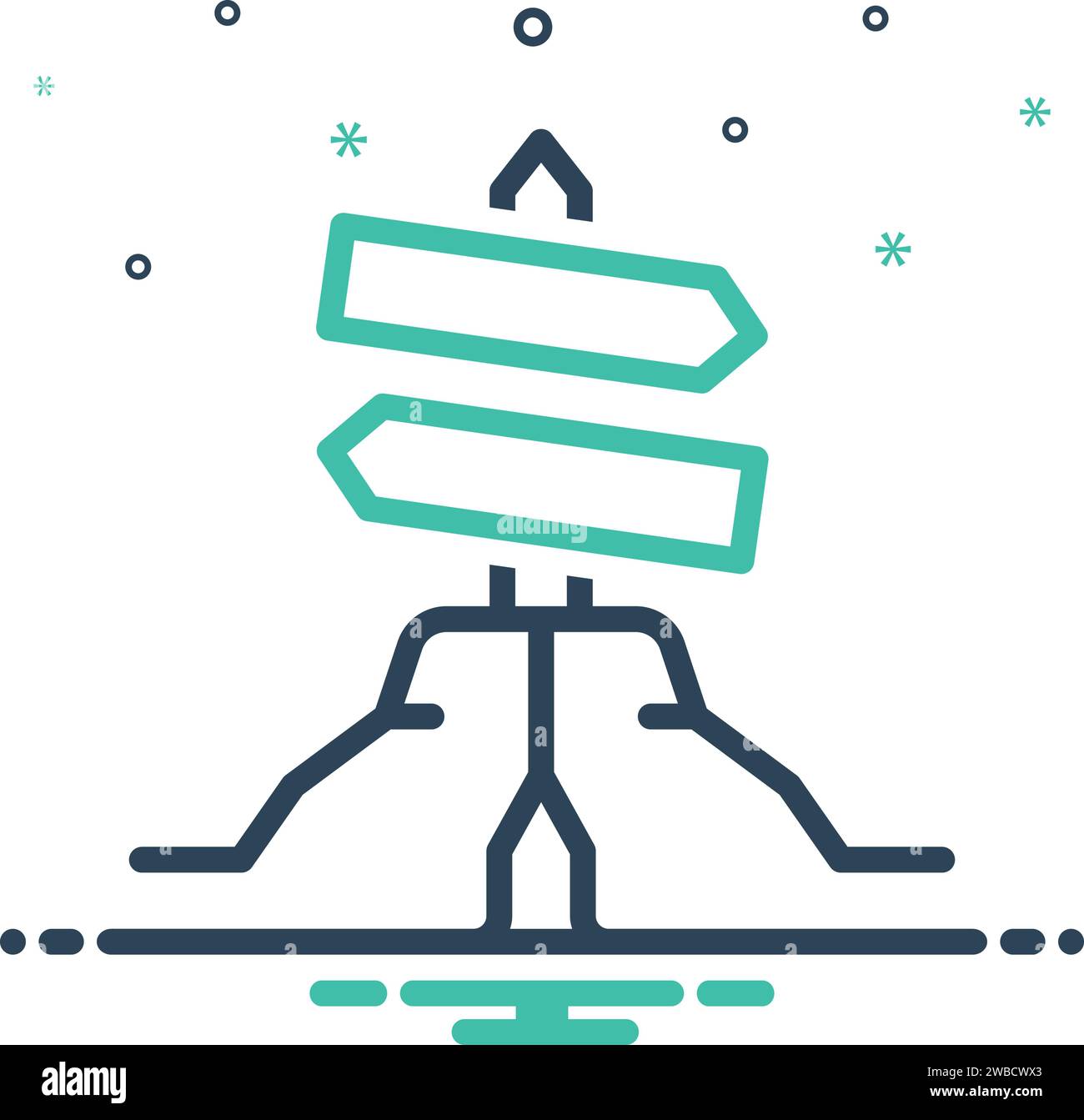 Icon for direction board,direction Stock Vector Image & Art - Alamy