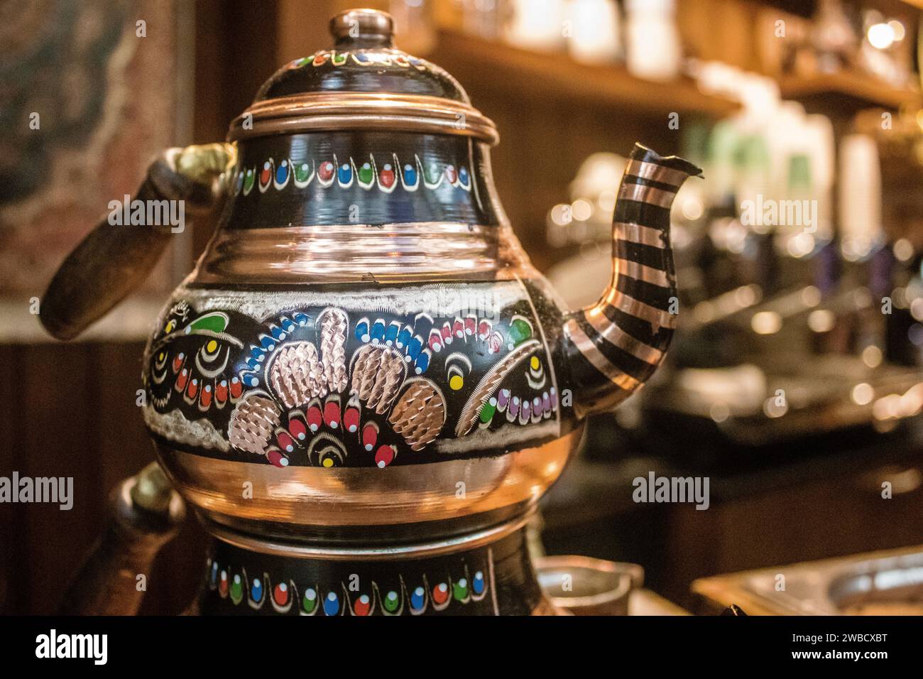 Tel Aviv, Israel - January 9, 2024 Izhiman coffee shop at Sarona market ...
