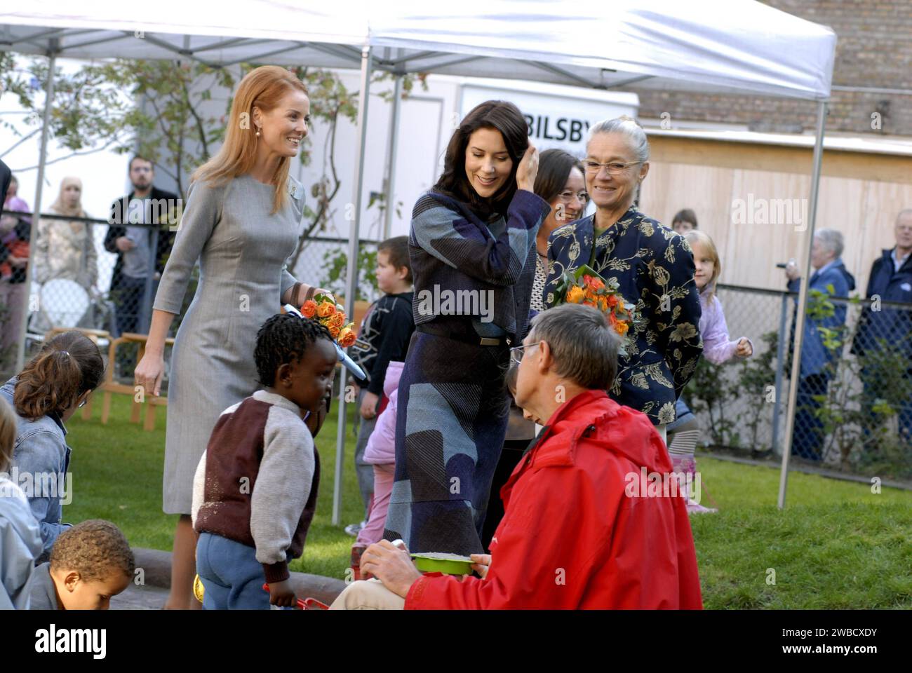 HRH Crown princess Mary visit Frederikholm children daycare insitutue ...