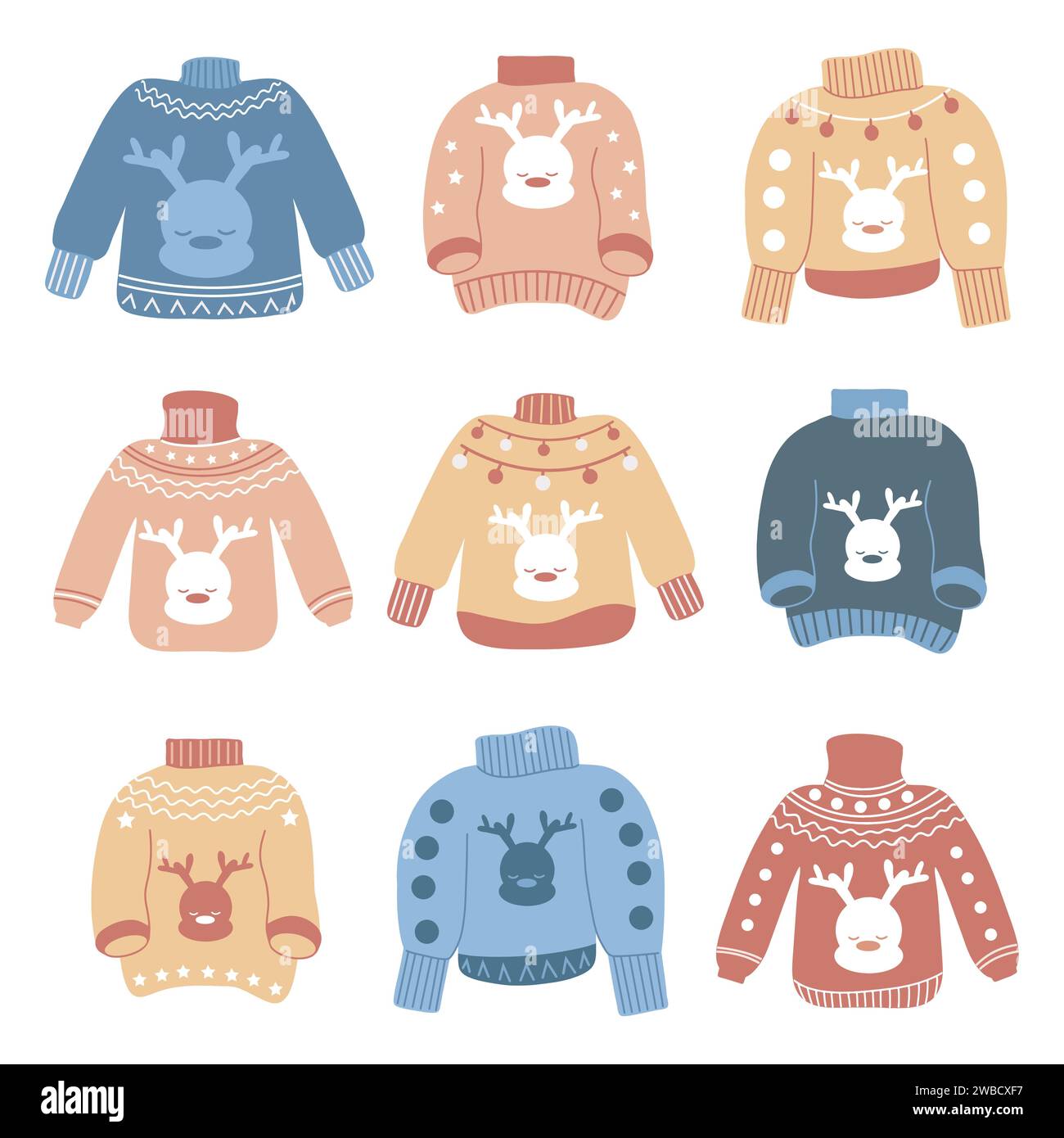 Ugly sweaters Stock Vector Images - Alamy