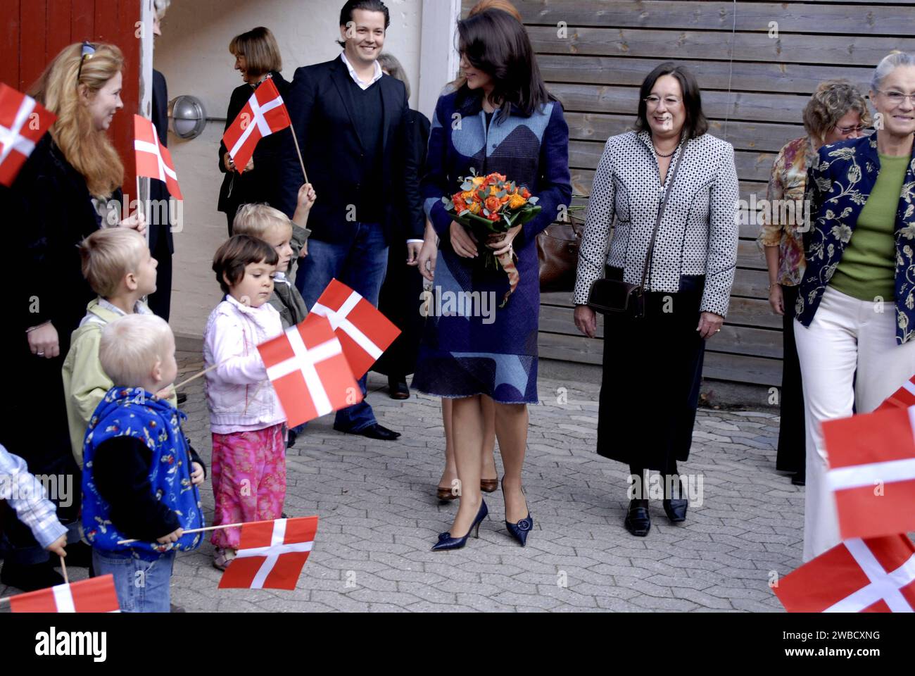 HRH Crown princess Mary visit Frederikholm children daycare insitutue ...