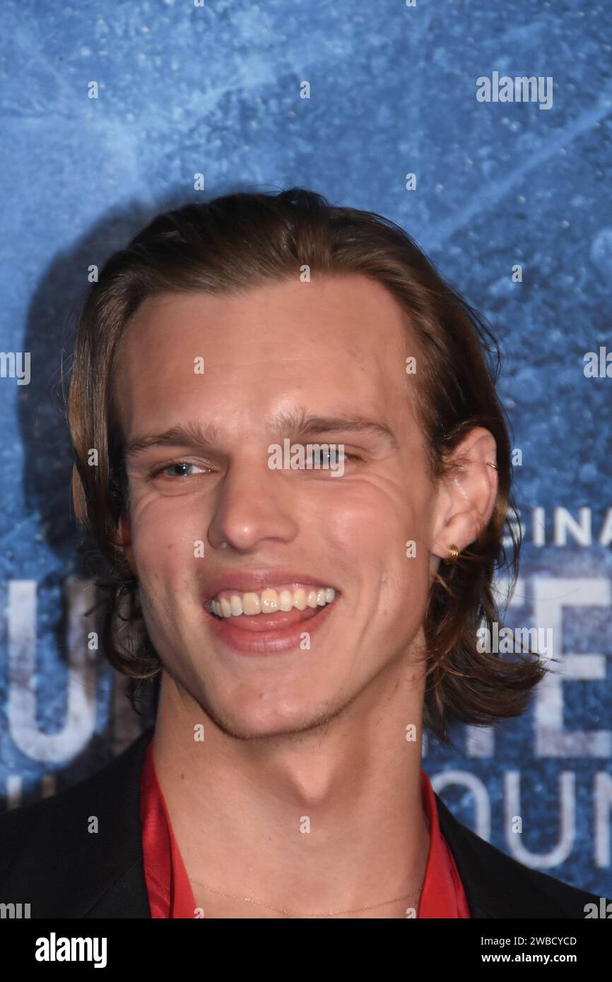 Los Angeles, California, USA 9th January 2024 Actor Finn Bennett ...