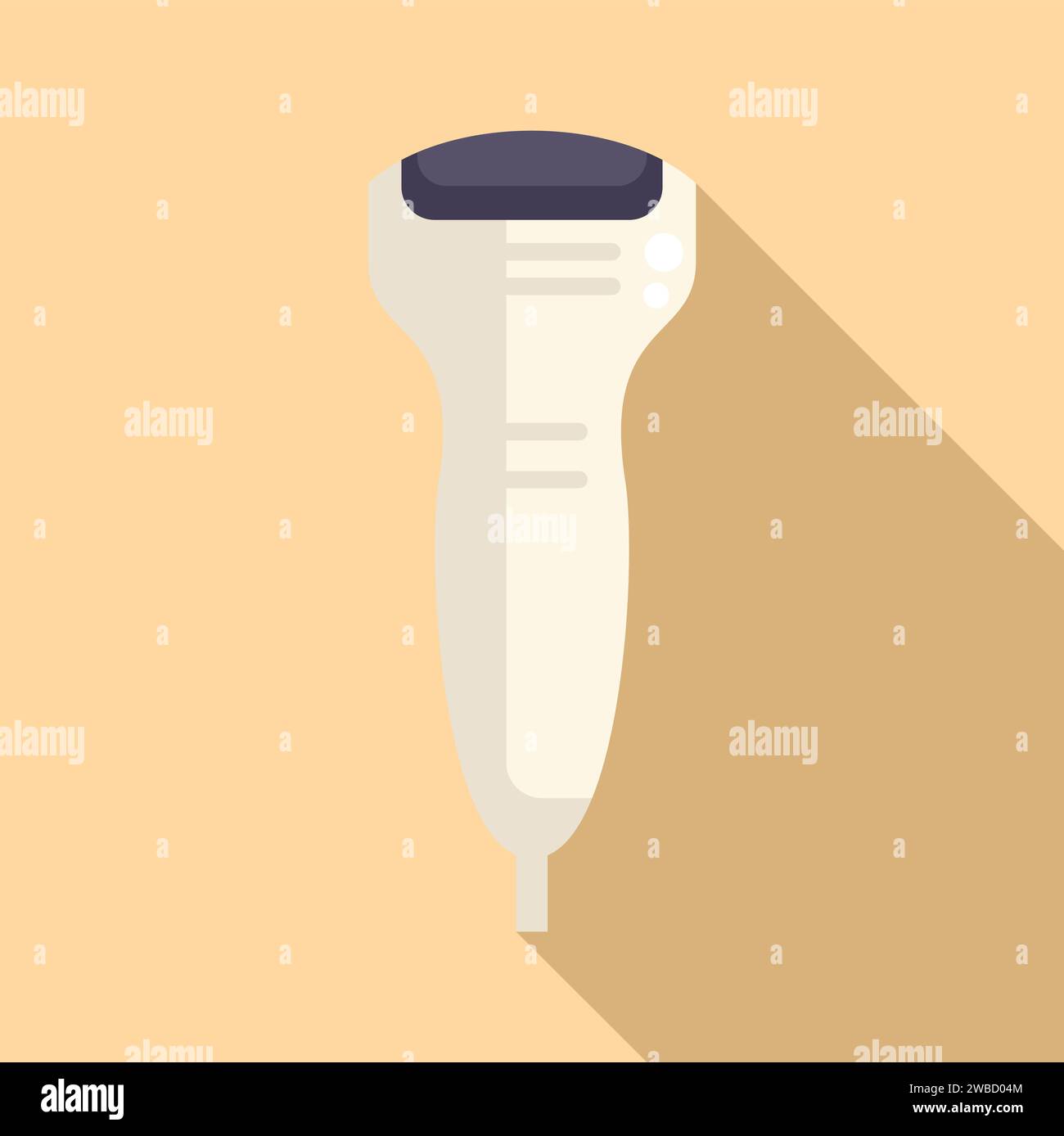 Sonograph diagnosis icon flat vector. Medical doctor. Ultra sound ...