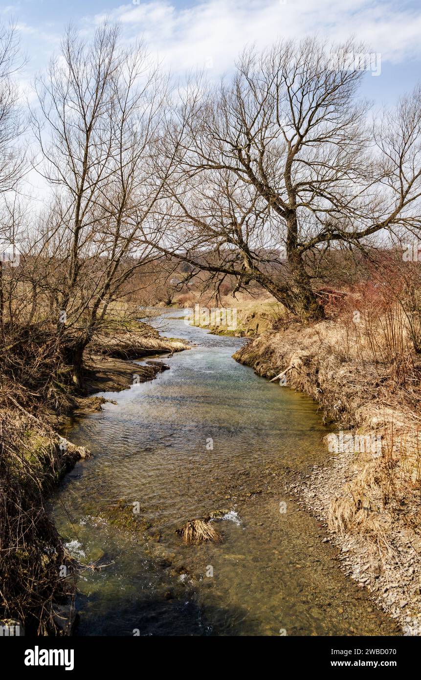 Conewango Creek in Sugar Grove, Pennsylvania, USA Stock Photo - Alamy