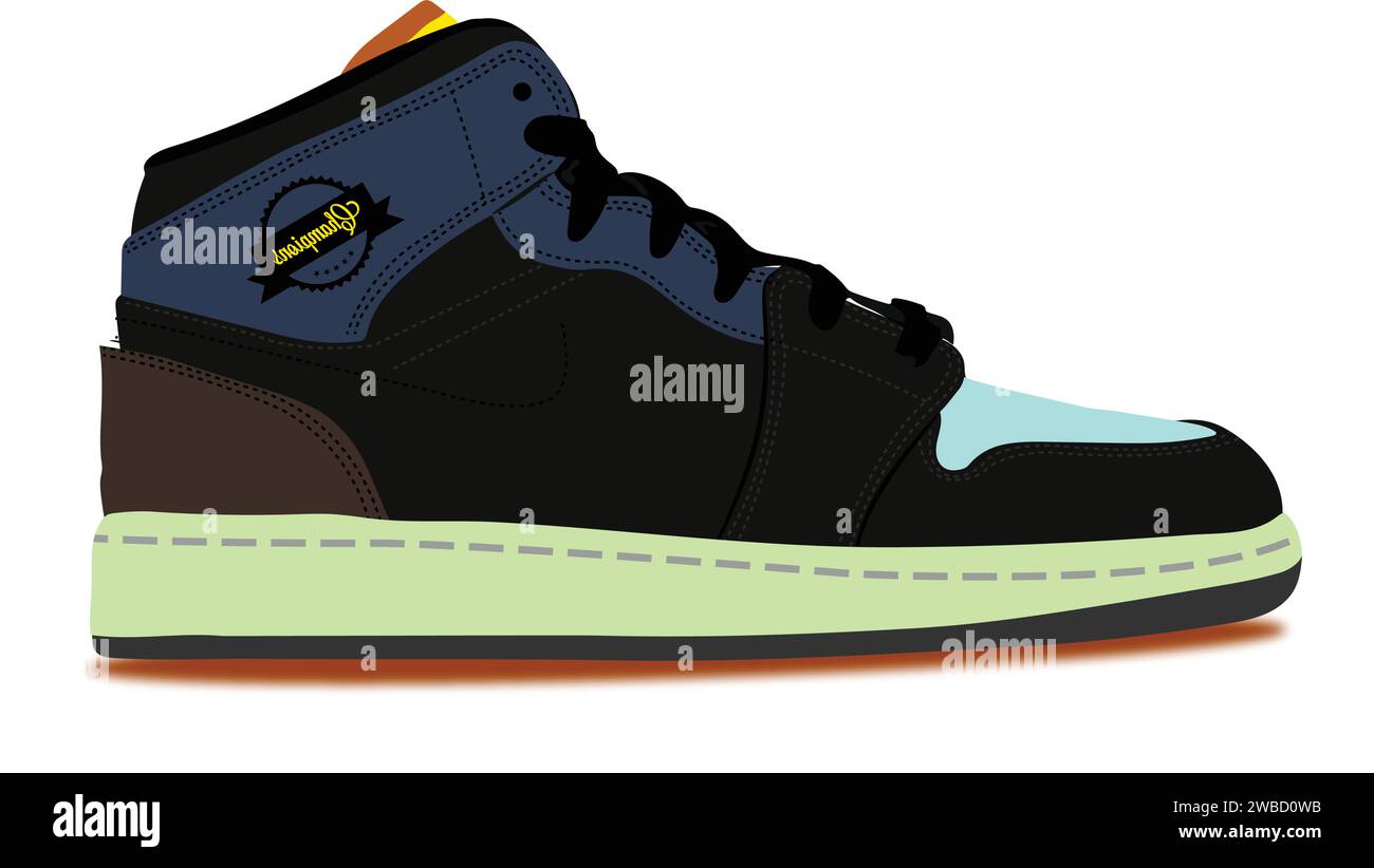 Men shoes illustration Stock Vector Images - Alamy