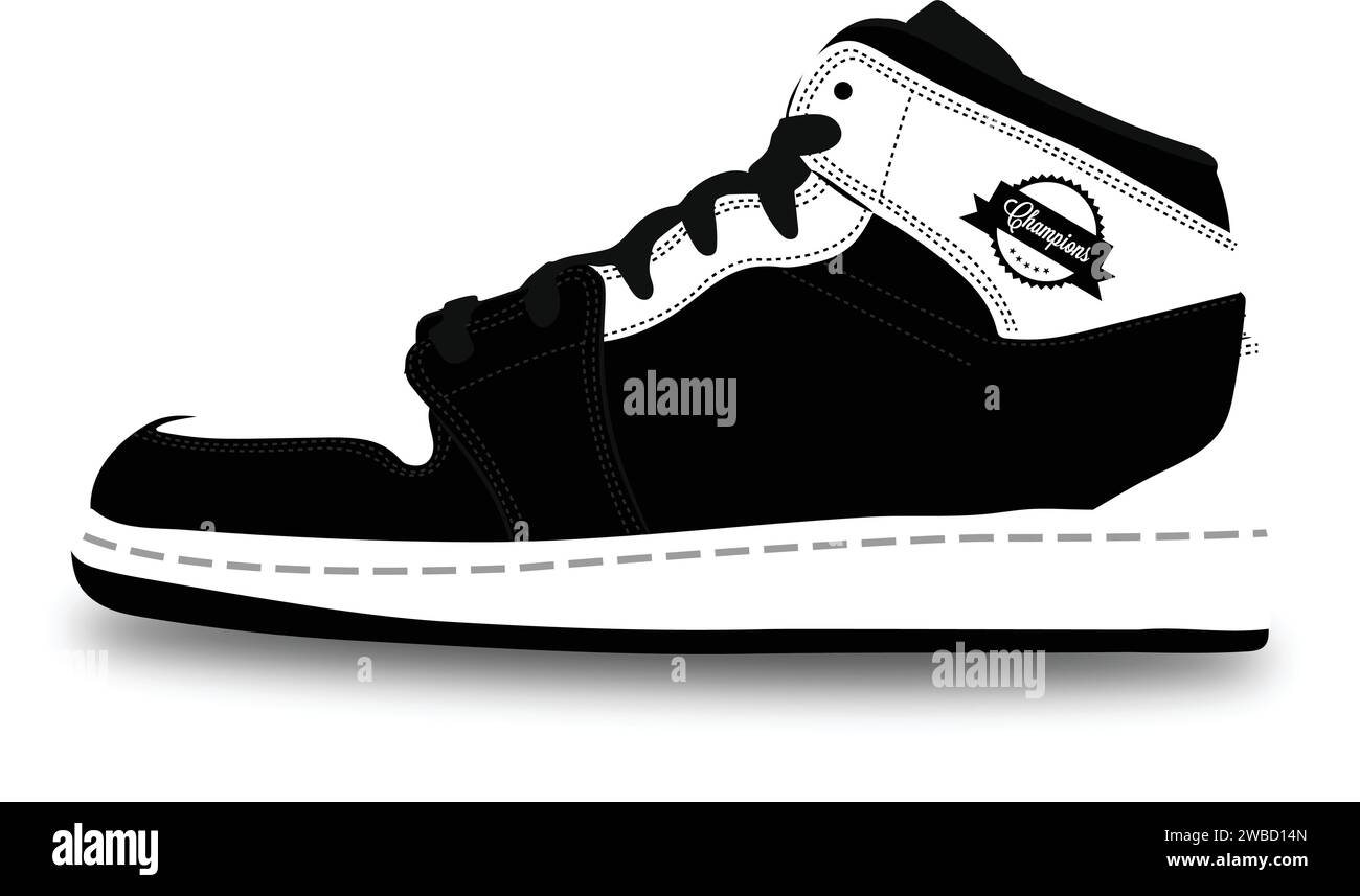 Men shoes illustration Stock Vector Images - Alamy