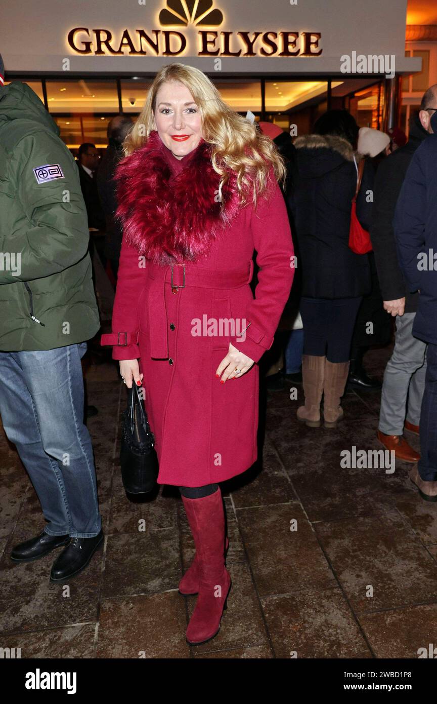 Sandra Quadflieg beim Neujahrsempfang Punsch unterm Dach im Grand ...