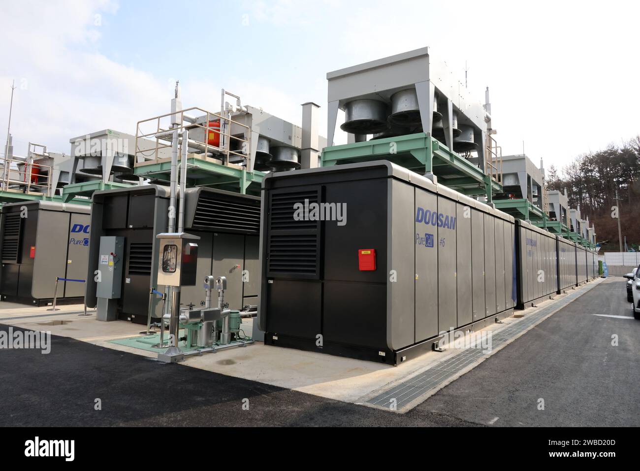 10th Jan, 2024. Hydrogen fuel cell station completed A hydrogen fuel ...