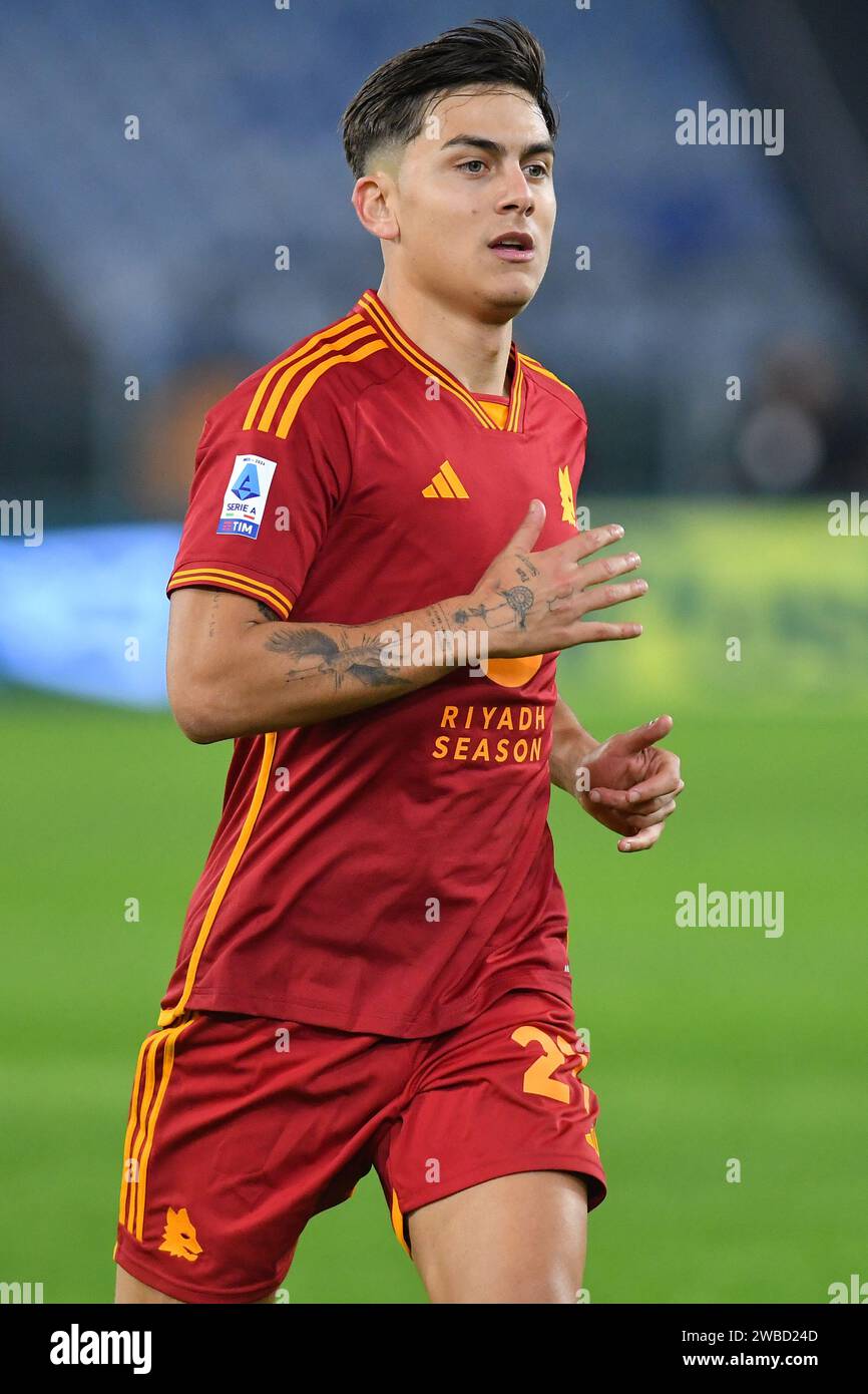 Rome, Lazio. 07th Jan, 2024. Paulo Dybala of AS Roma during the Serie A ...