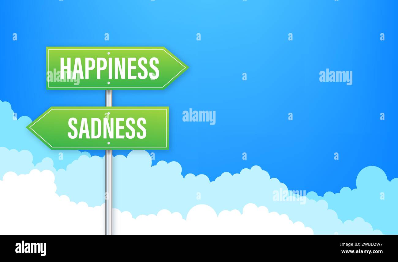 Pathway to happiness Stock Vector Images - Alamy