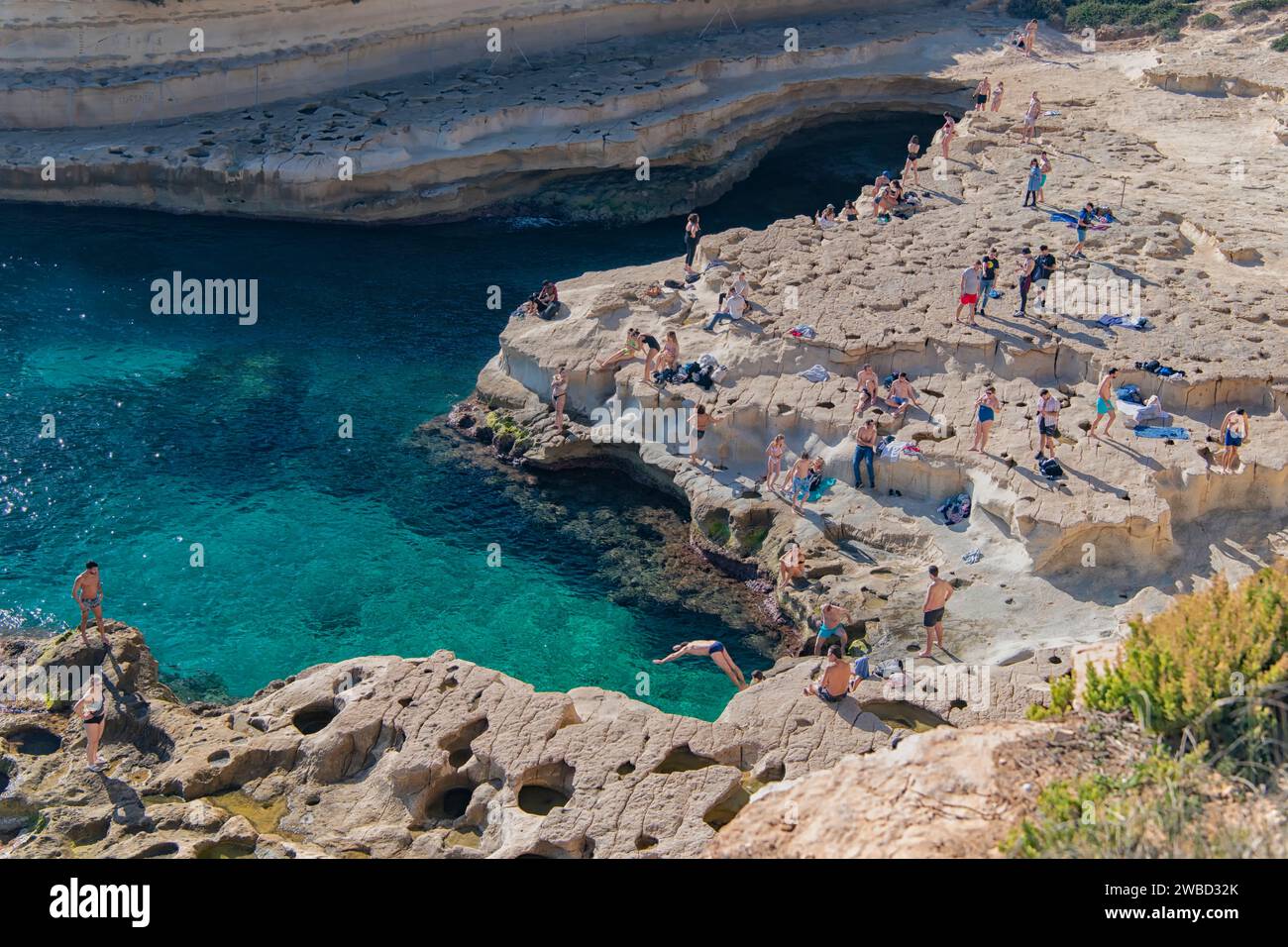 St. Peters Pools, Malta Stock Photo - Alamy