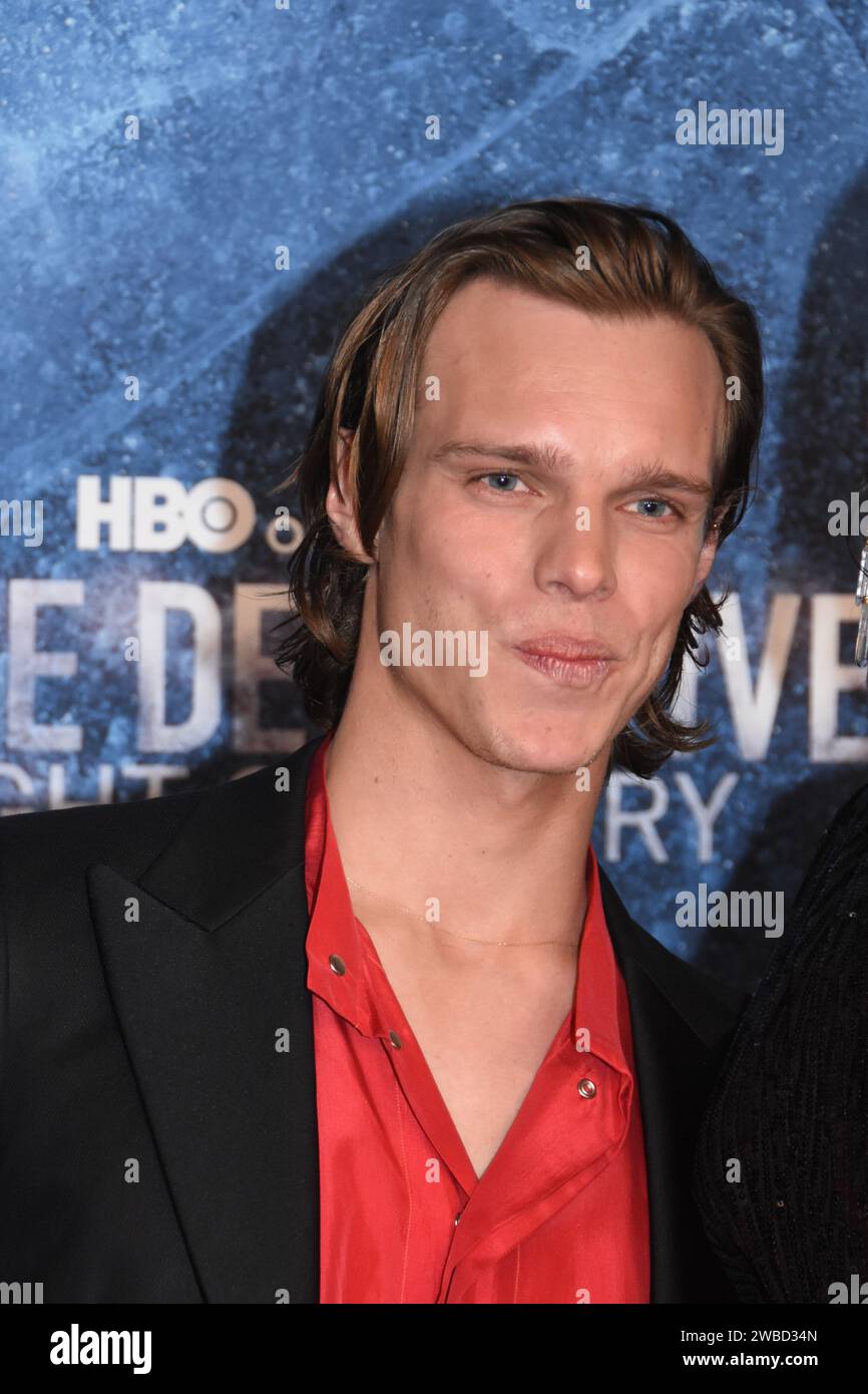 Los Angeles, California, USA 9th January 2024 Actor Finn Bennett ...