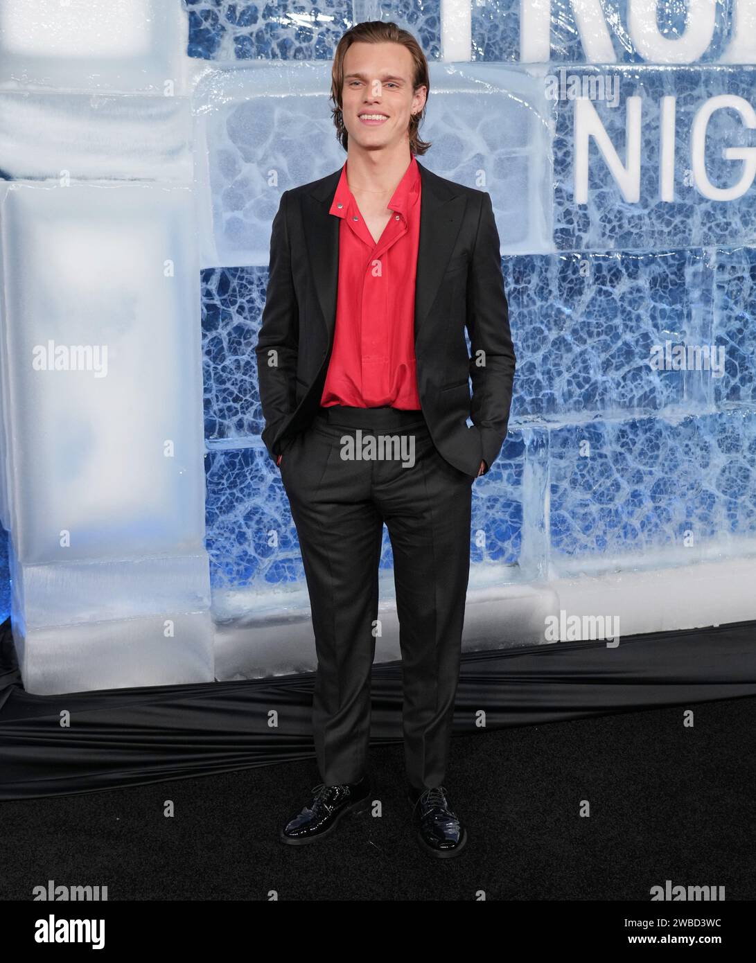 Los Angeles, USA. 09th Nov, 2024. Finn Bennett arrives at the HBO ...