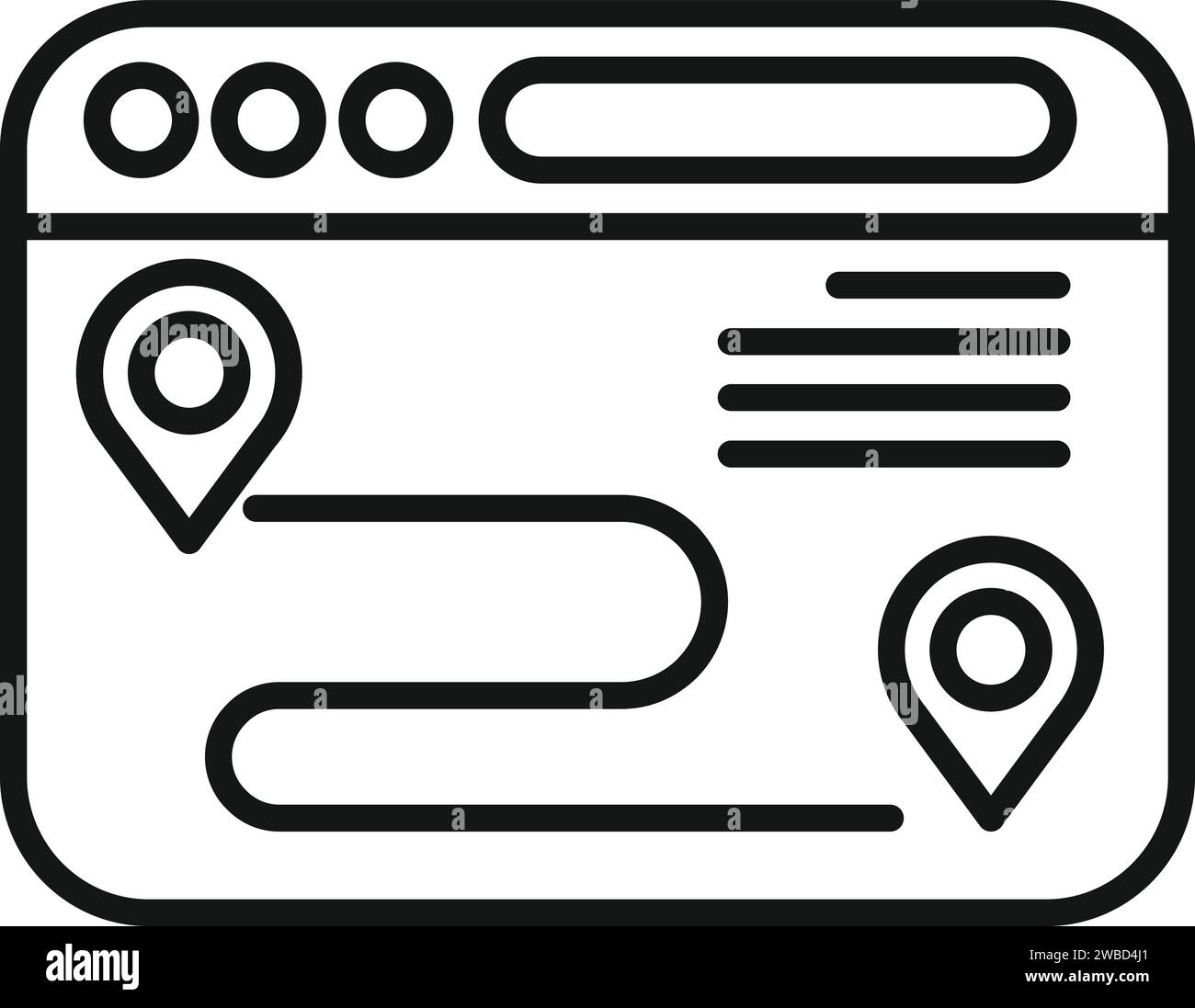 Web Runner Tracking Icon Outline Vector Sport Fitness Organ Social Media Stock Vector Image