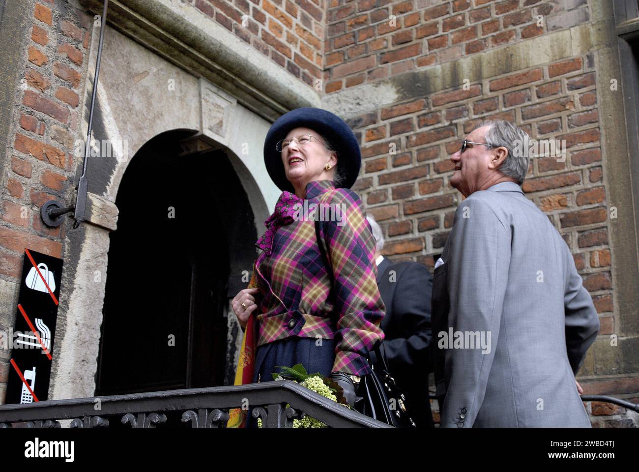 HM the Queen Margrethe II and prince Henrik arrive at Special exhibtion ...
