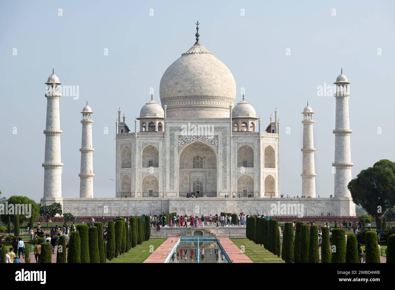 The Taj Mahal Agra Uttar Pradesh India Stock Photo - Alamy