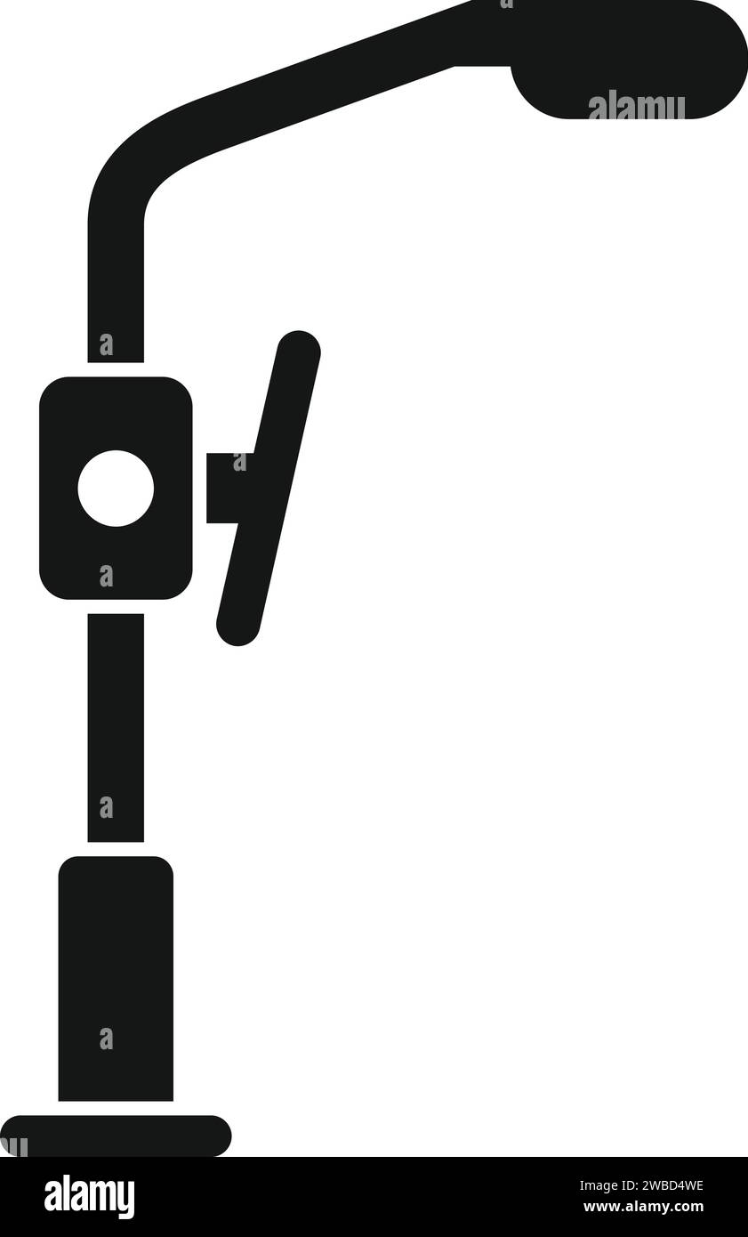 Safety road sensor icon simple vector. Stop smart view. Control view ...