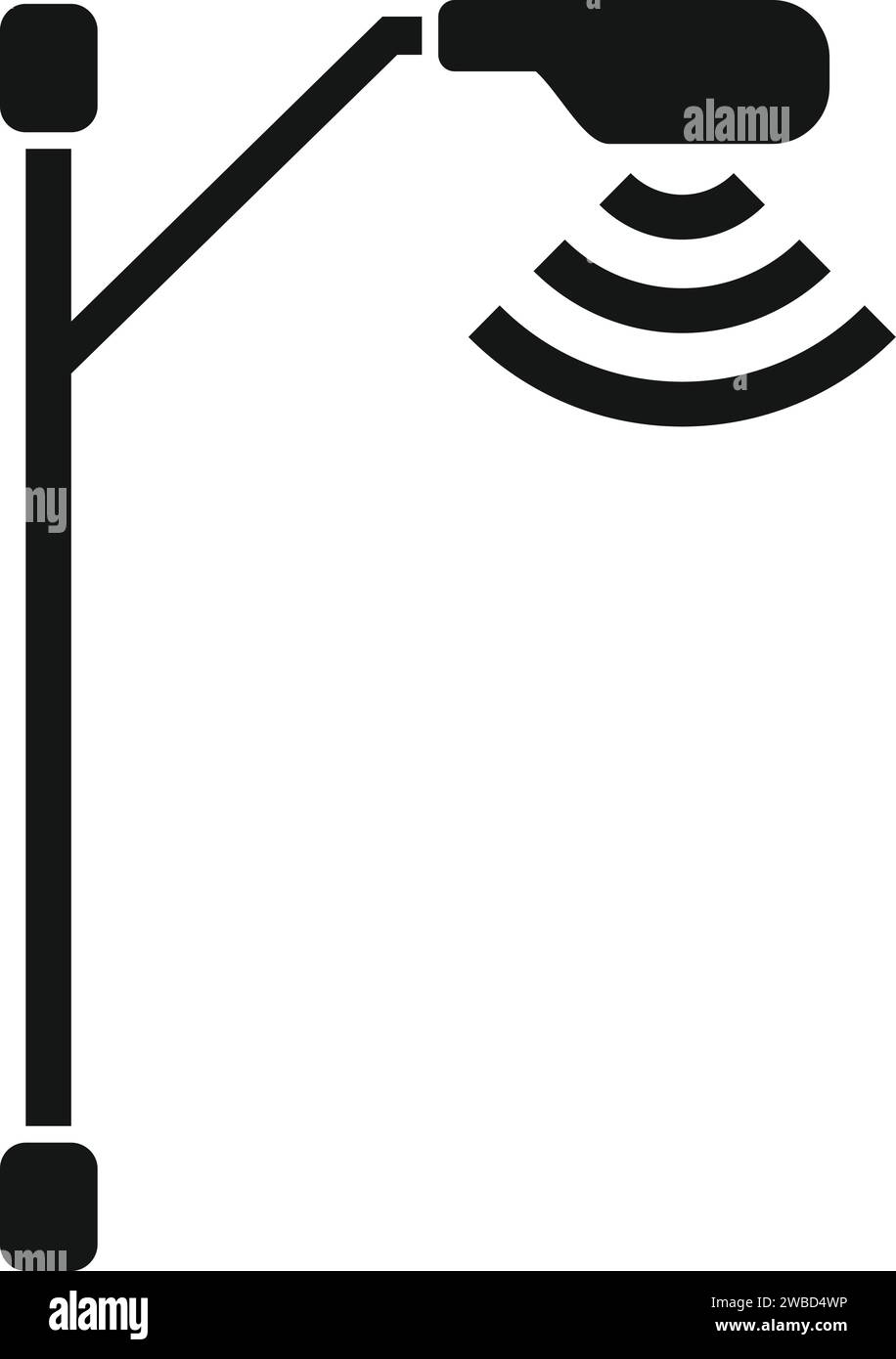 Sensor road control icon simple vector. Safety system. Drive safe Stock ...