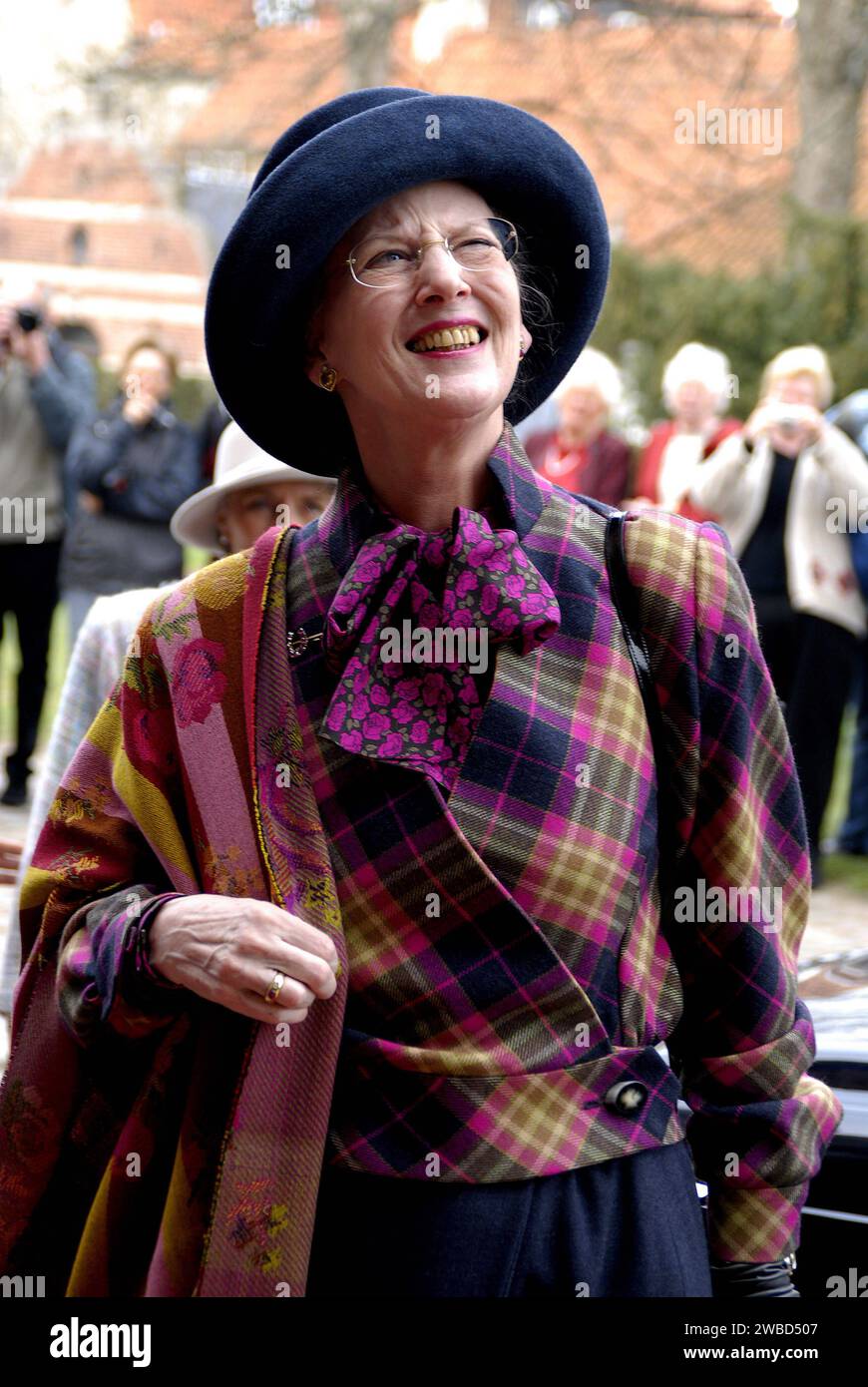 HM the Queen Margrethe II and prince Henrik arrive at Special exhibtion ...