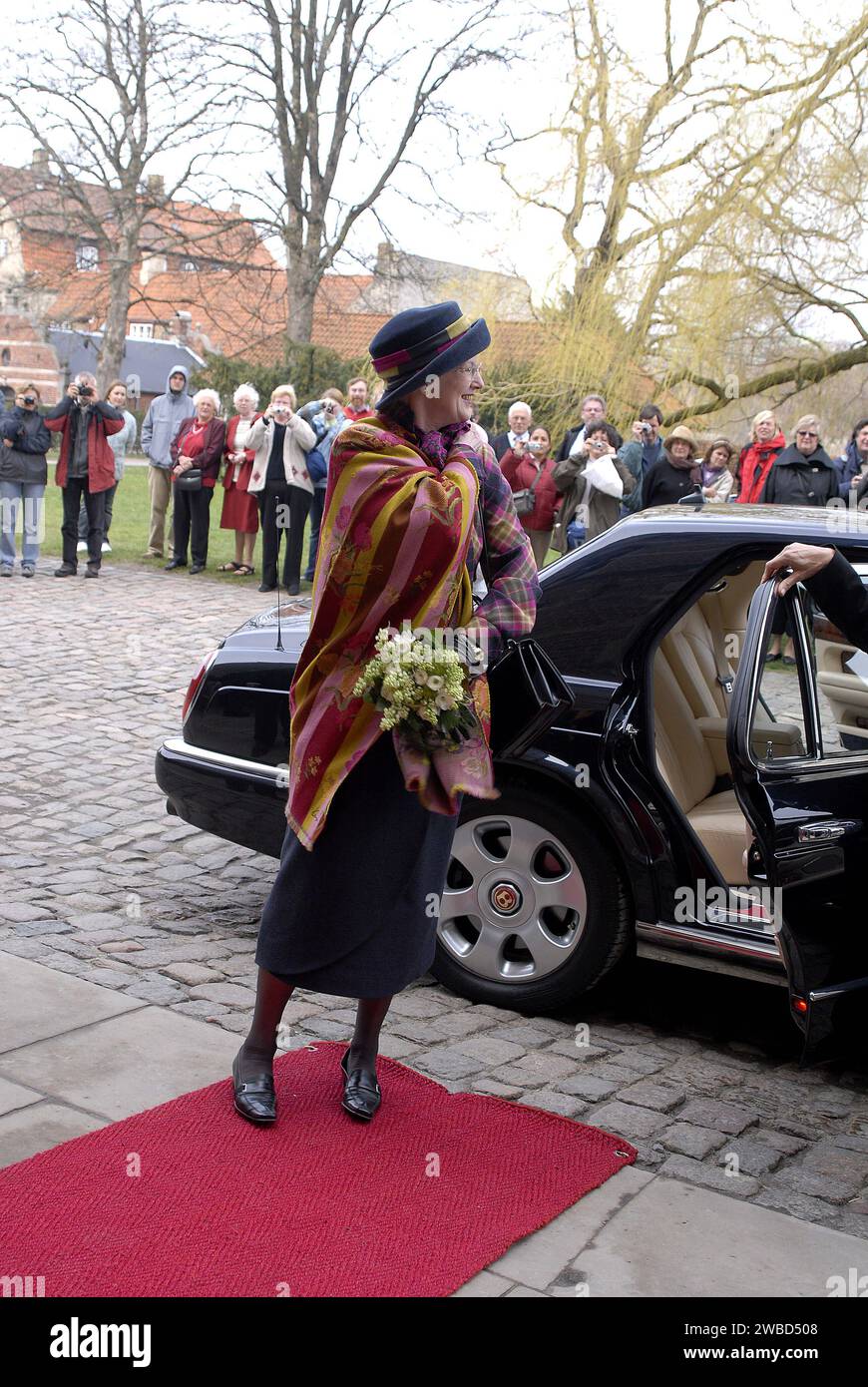 HM the Queen Margrethe II and prince Henrik arrive at Special exhibtion ...