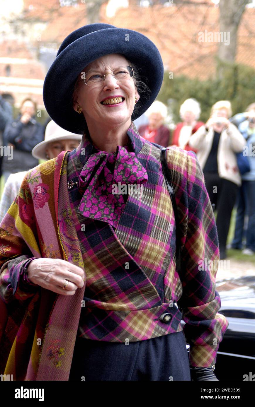 HM the Queen Margrethe II and prince Henrik arrive at Special exhibtion ...
