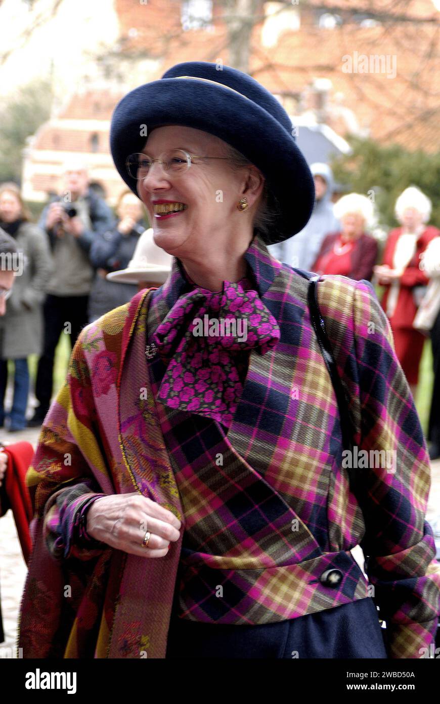 HM the Queen Margrethe II and prince Henrik arrive at Special exhibtion ...